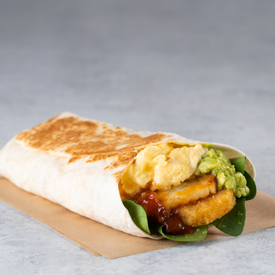 Veggie Big Brekkie Wrap – The Coffee Club Australia
